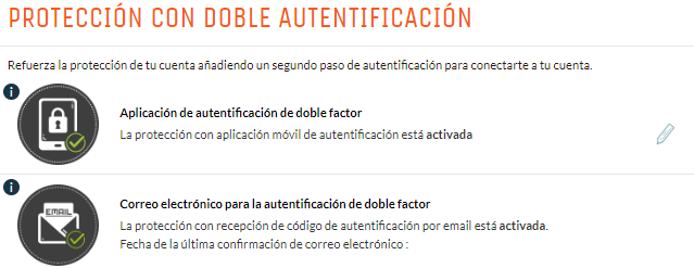 Activar la aplicación móvil de autentificación de doble factor – Ankama